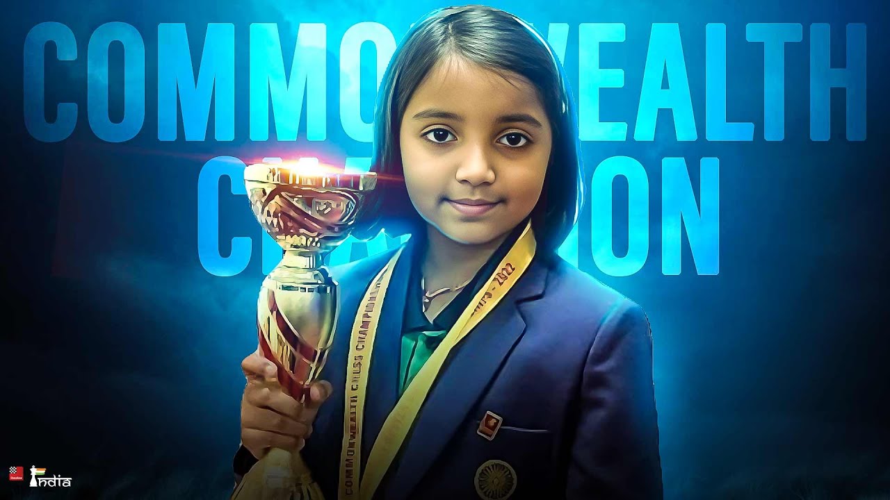 Super talent Charvi becomes the Commonwealth Champion under-8 in Sri Lanka