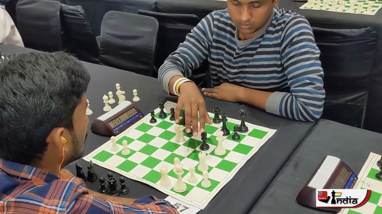 Time scramble costs a winning position | Surjeet vs Omkar #Shorts