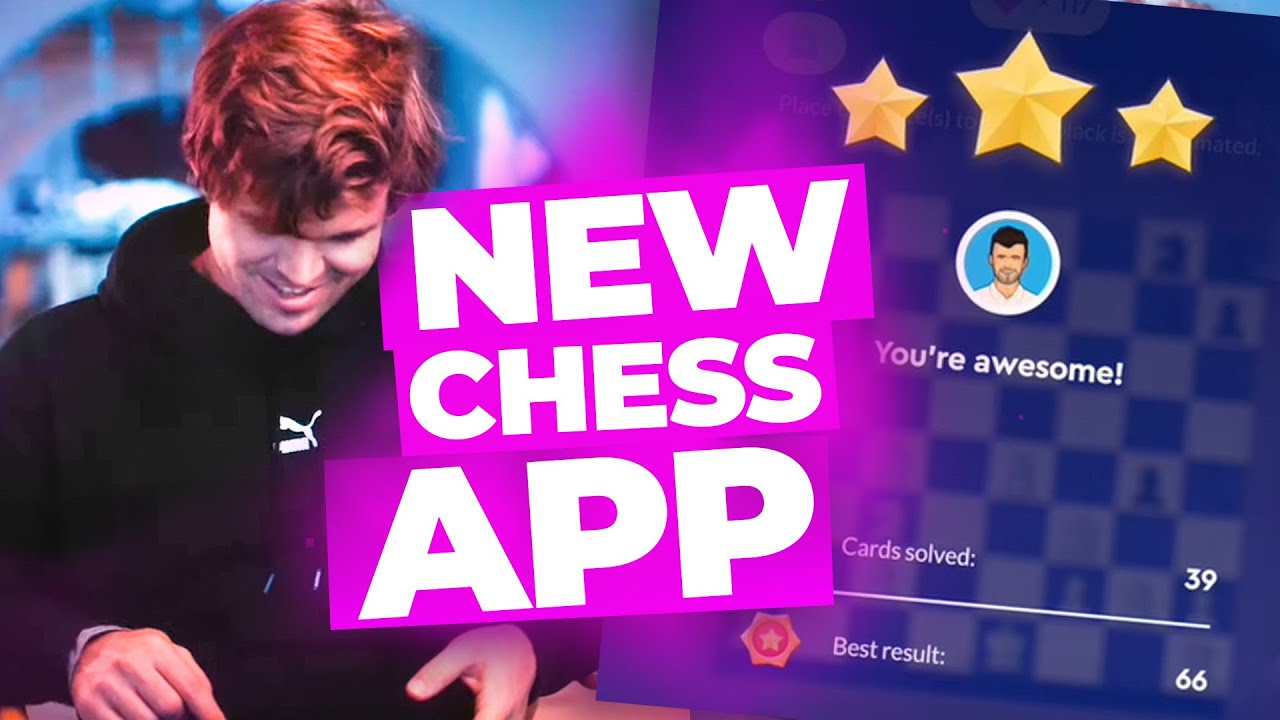 Magnus Carlsen TRIES Magnus Chess Academy APP