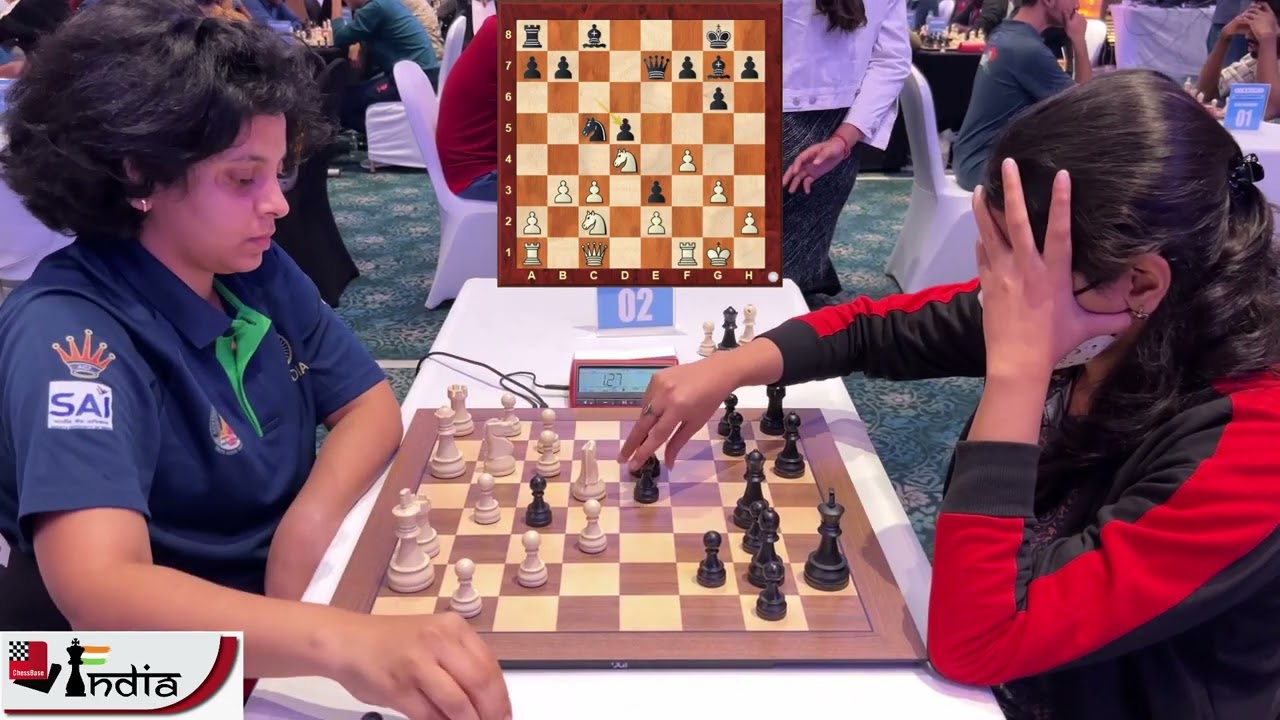 Outright Dominance on the board | Padmini Rout vs Arpita Mukherjee ...