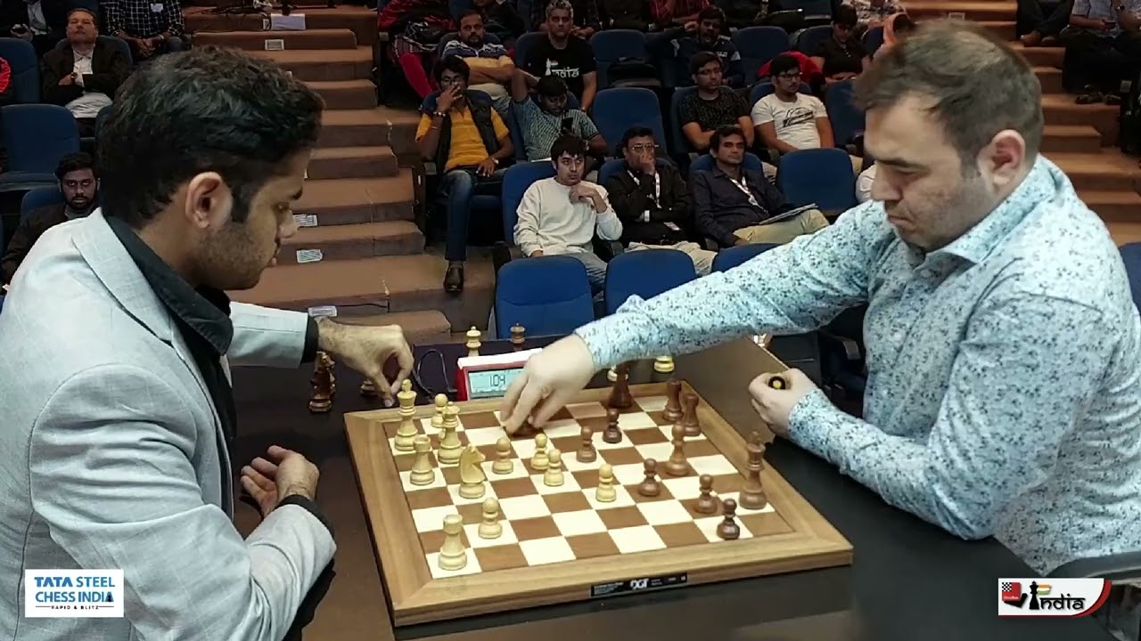 Extreme King Hunt on both Flanks - Arjun Erigaisi vs Shakh | Tata Steel ...