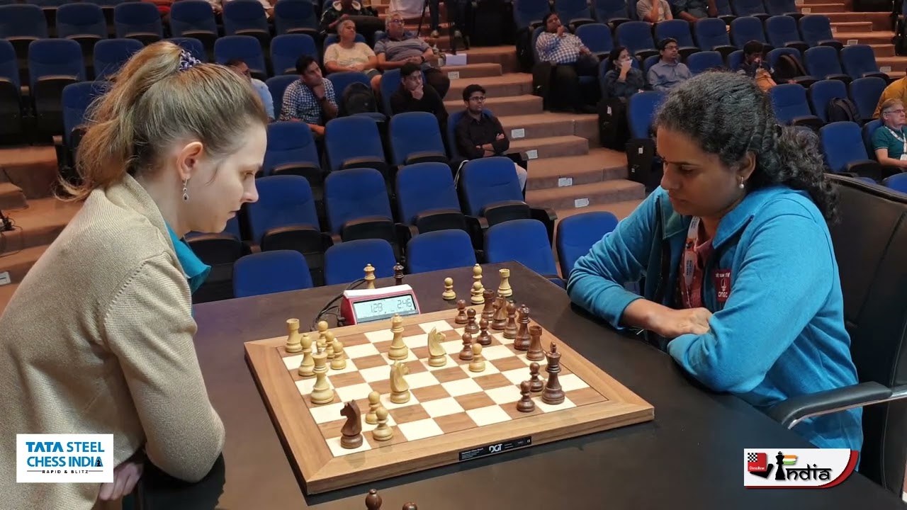 Crash, Bang, Boom in Petroff - Anna vs Humpy | Tata Steel India 2022 ...