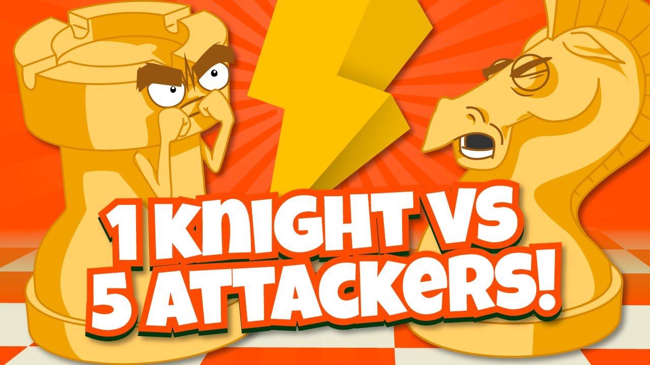 Winning With Style: 1 Knight vs 5 Attackers