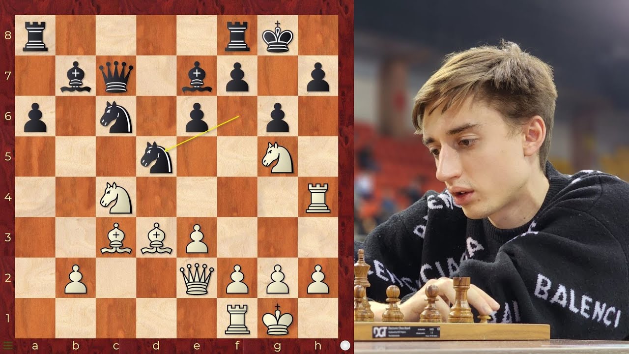 Daniil Dubov on beating Nihal Sarin in 18 moves with a beautiful queen ...