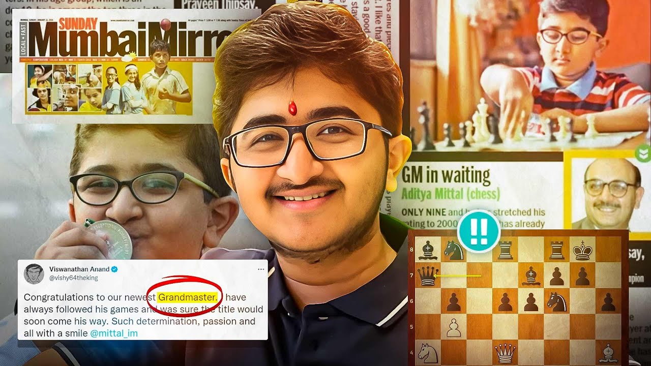 The amazing journey of how Aditya Mittal became the 77th Grandmaster of India