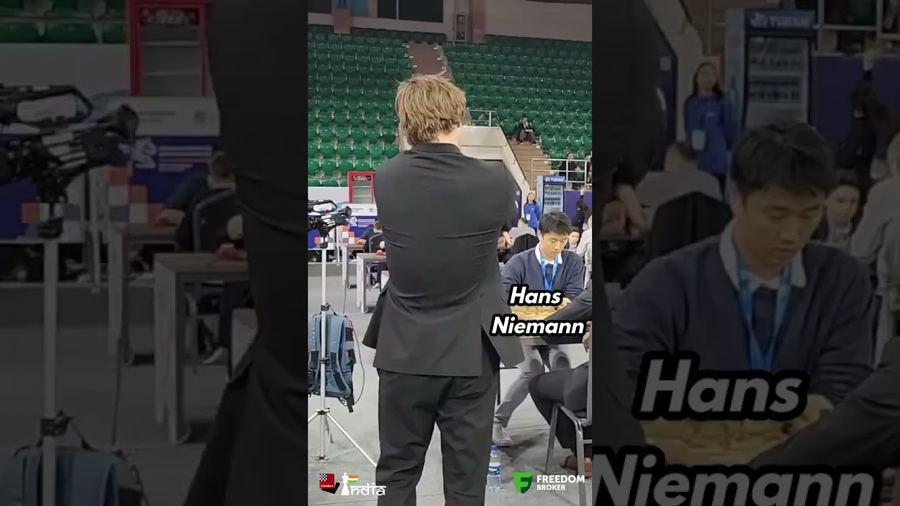 Magnus Carlsen watches Hans Niemann’s Game #short