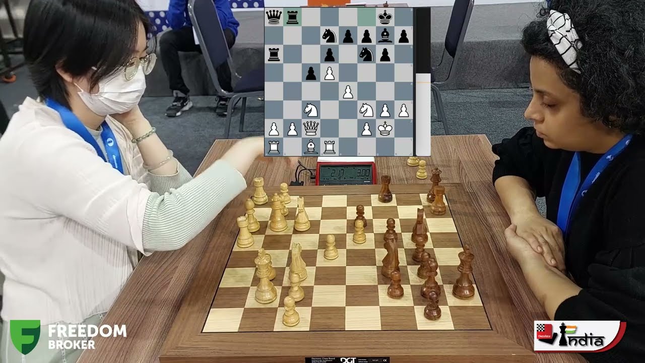 Speeding in Blitz - Tan crushes Padmini in 22 moves | World Blitz 2022 ...