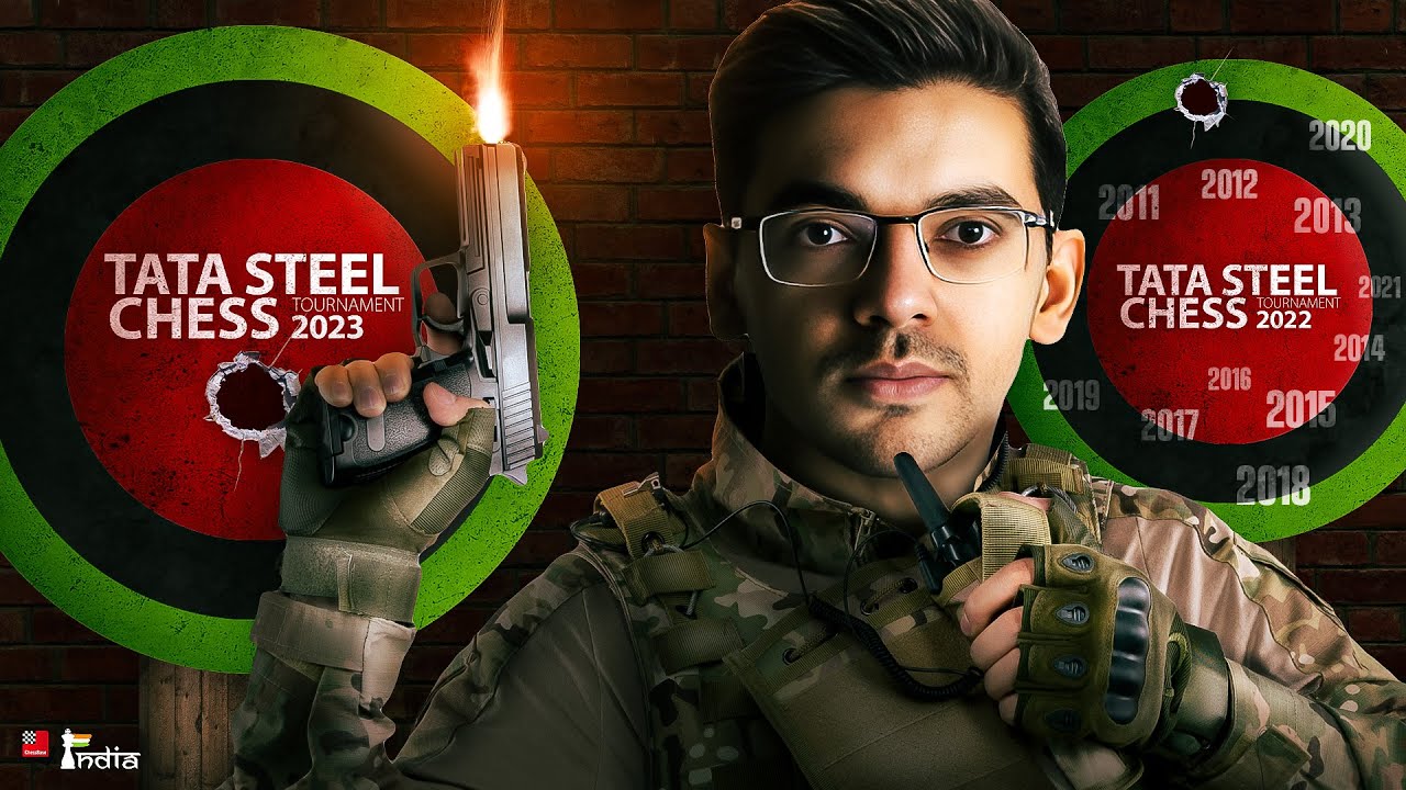 The famous handshake ft. Magnus Carlsen and Anish Giri