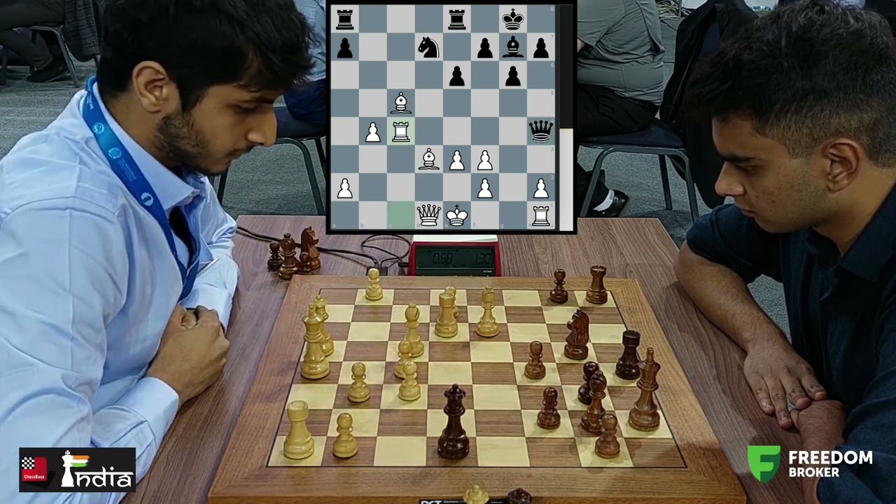 Vidit Gujrathi vs Abhimanyu Puranik | Both of them spot the winning ...