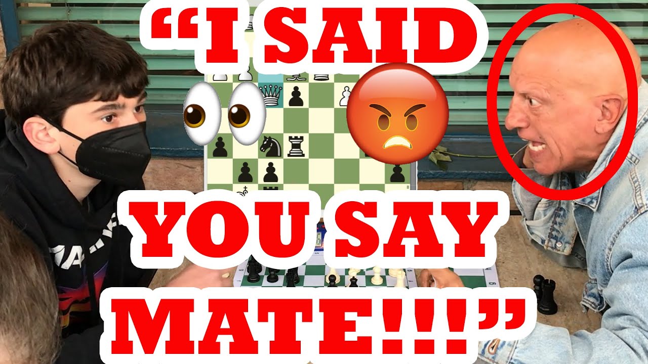 12 Year Old vs Trash Talker Has Genius Rook Sac! Luca Puca vs Boston Mike