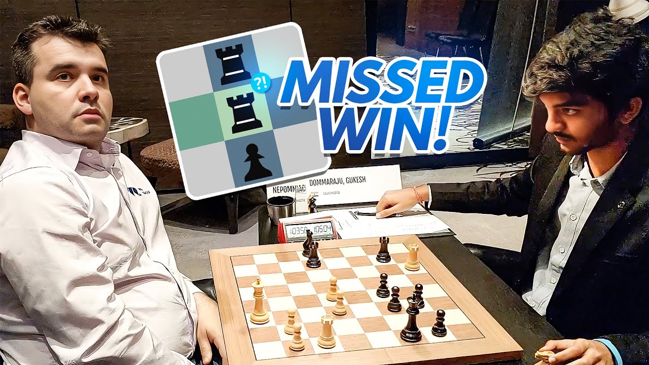 Gukesh D’s missed opportunity against Ian Nepomniachtchi | WR Chess Masters