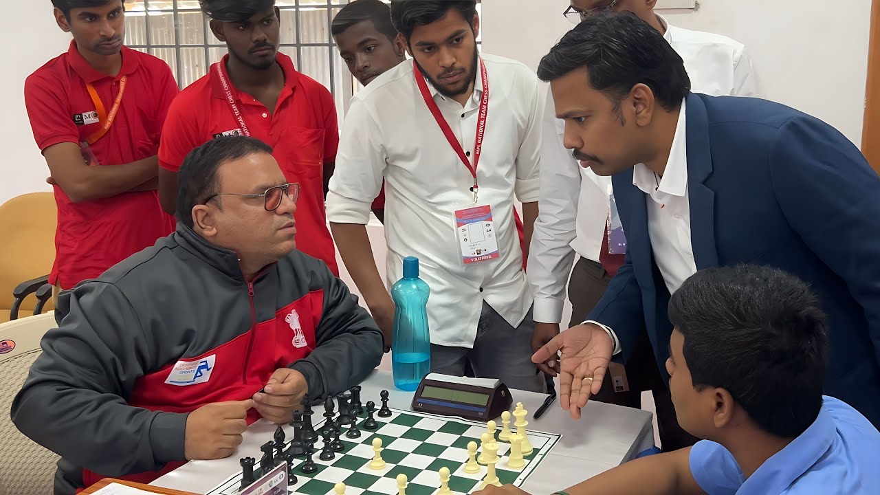 Why were the players asked to rearrange the pieces? | Himanshu vs ...