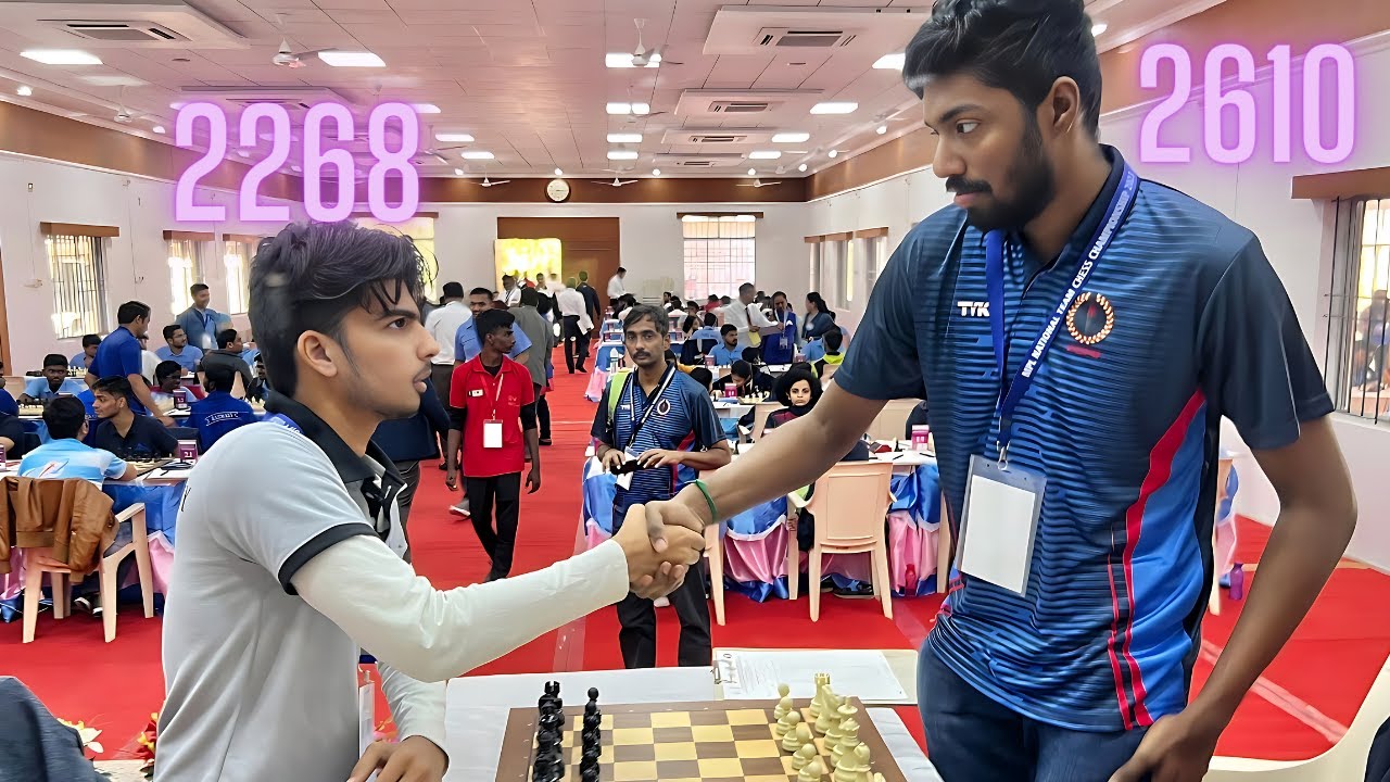 2268 rated Srihari L causes the biggest upset of Day 1| Adhiban vs ...