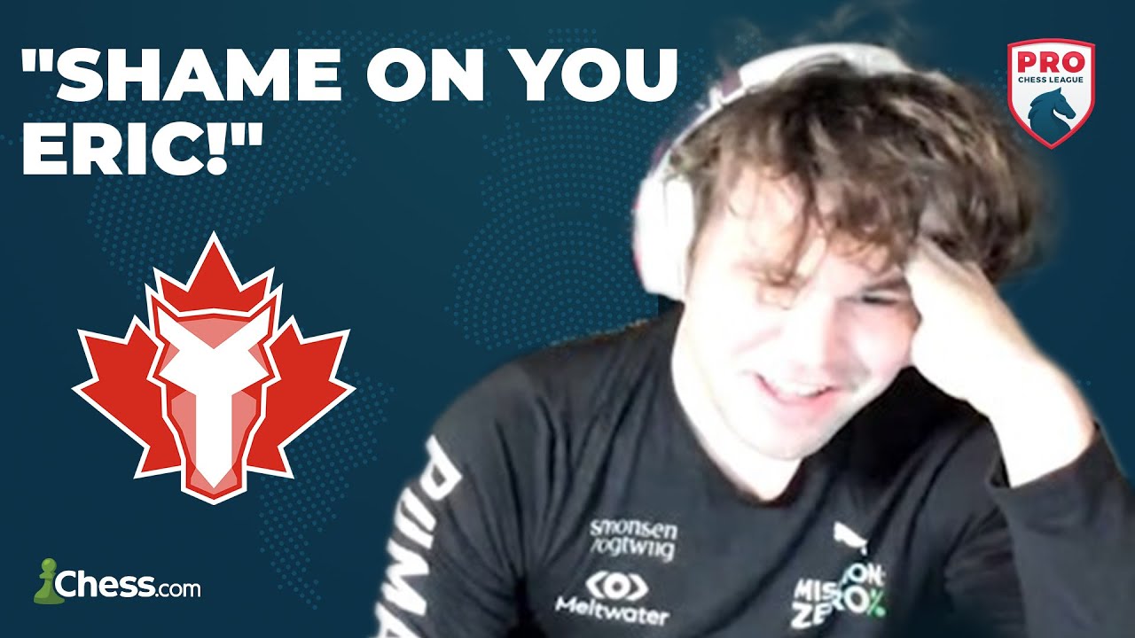 Magnus Carlsen: “Shame On You, Eric(Hansen)”