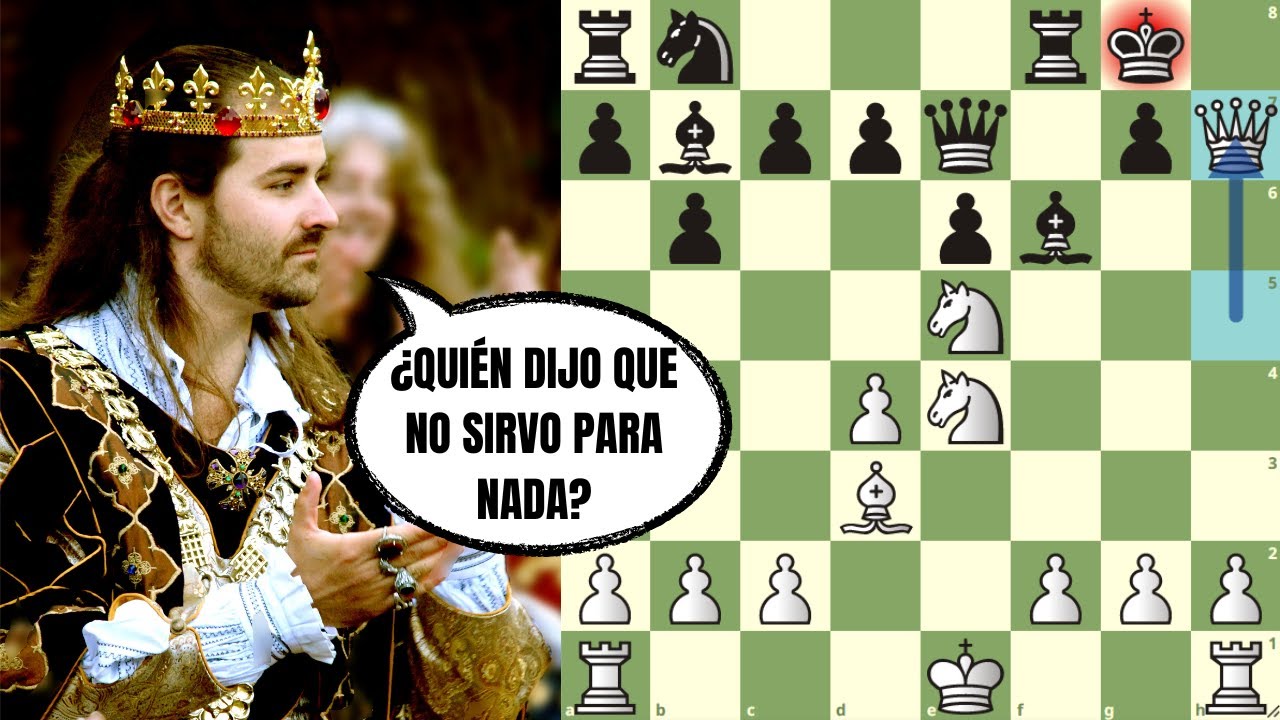 Brutal SACRIFICIO de DAMA e Increíble Jaque Mate… ¡CON EL REY! Brutal SACRIFICIO de DAMA e Increíble Jaque Mate… ¡CON EL REY!