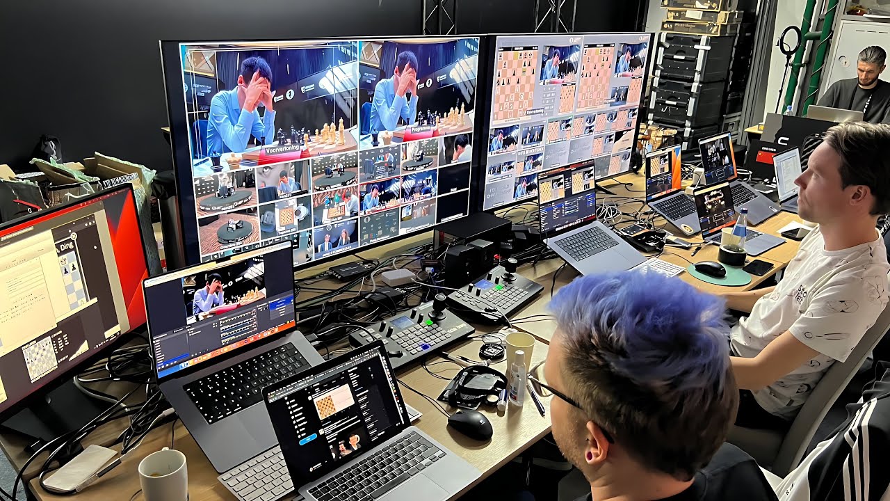 The Incredible Broadcast Set-up of the FIDE World Chess Championship 2023