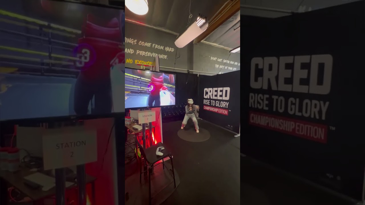 new VR boxing game is out!! (Creed: Rise to Glory)