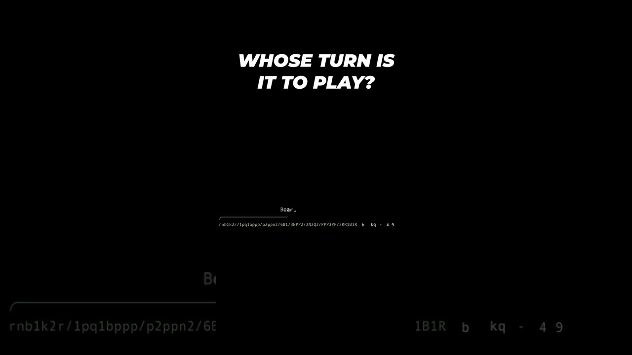 FEN chess notation explained #shorts