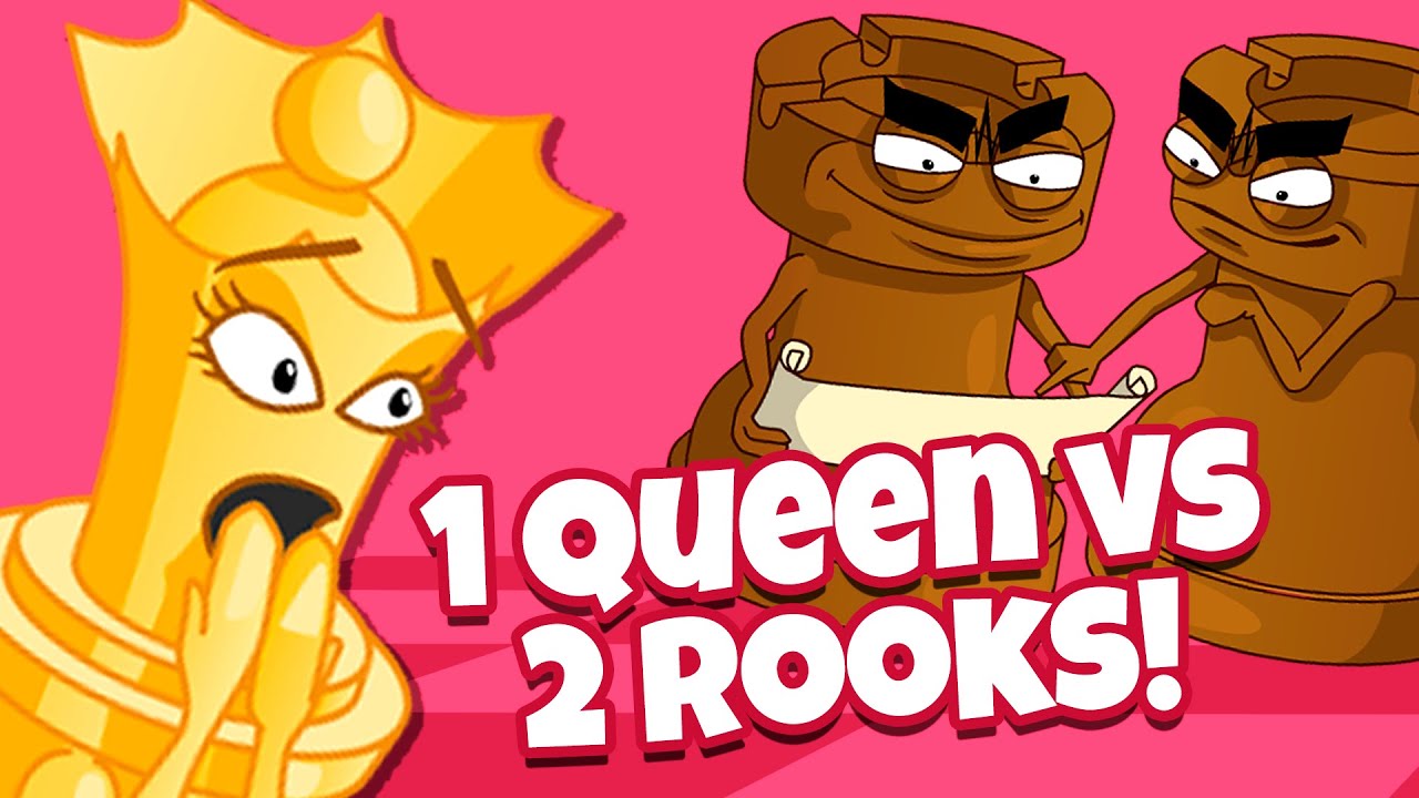 Which is Better: 1 Queen or 2 Rooks? #shorts