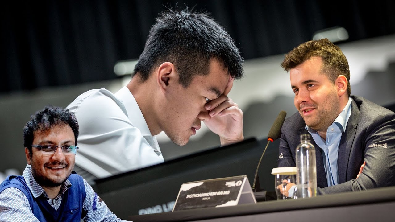 It took Nepo 13 games to achieve this! Ding vs Nepo | Game 2 | World ...