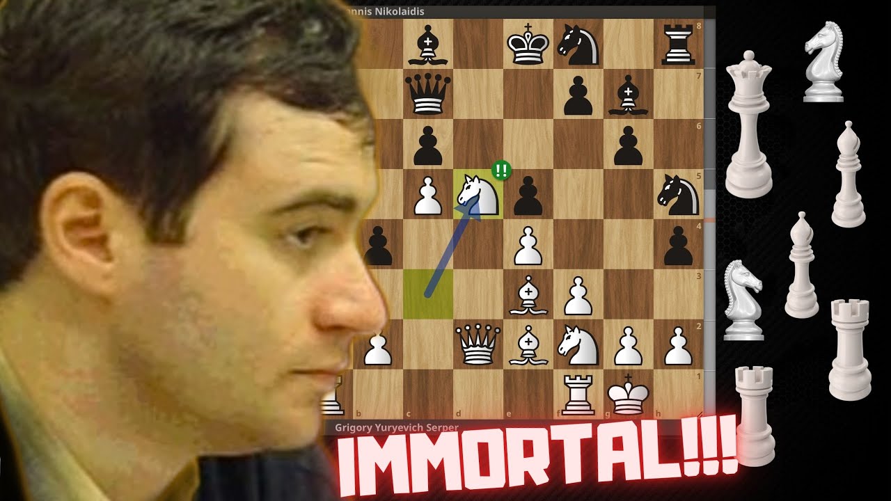 The Man that Sacrificed EVERY Single Piece in one Chessgame!!!