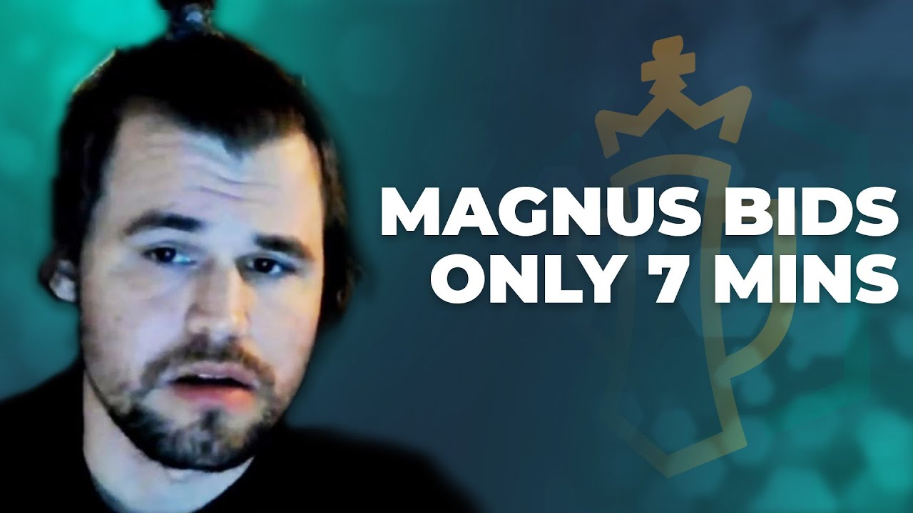 Why Magnus Carlsen Bid 7 Minutes in Armageddon?