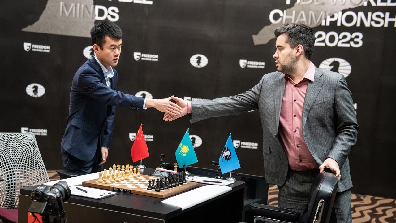 Ding Liren’s Canon Ball and leaked preparation | Ding vs Nepo | Game 8 ...