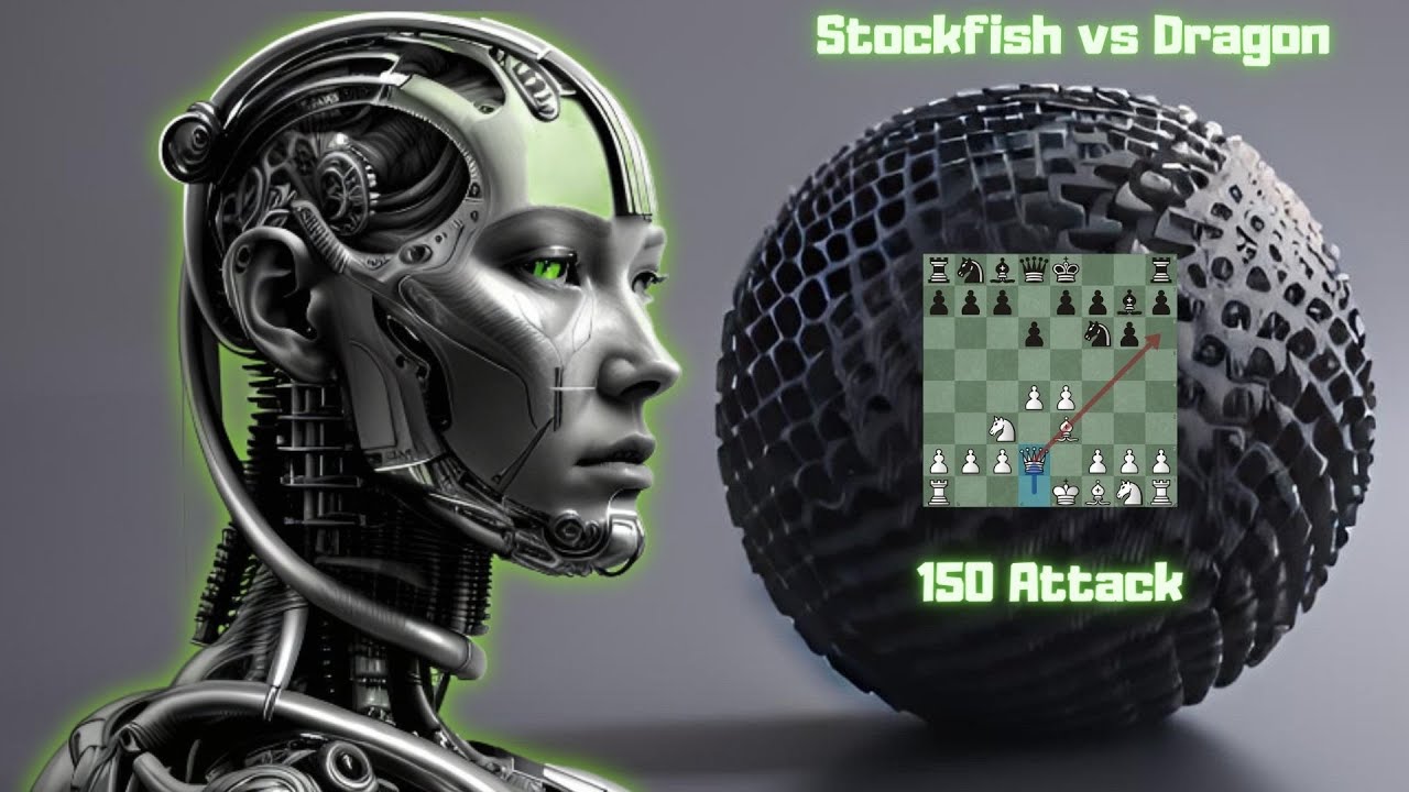 Ultra Aggressive 150 Attack! - Stockfish vs Dragon - TCEC Season 24 Bonus