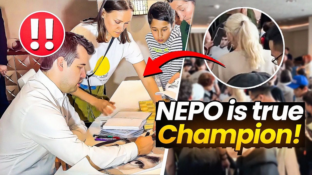 Nepo gets a huge CHEER from his fans | Autograph Session