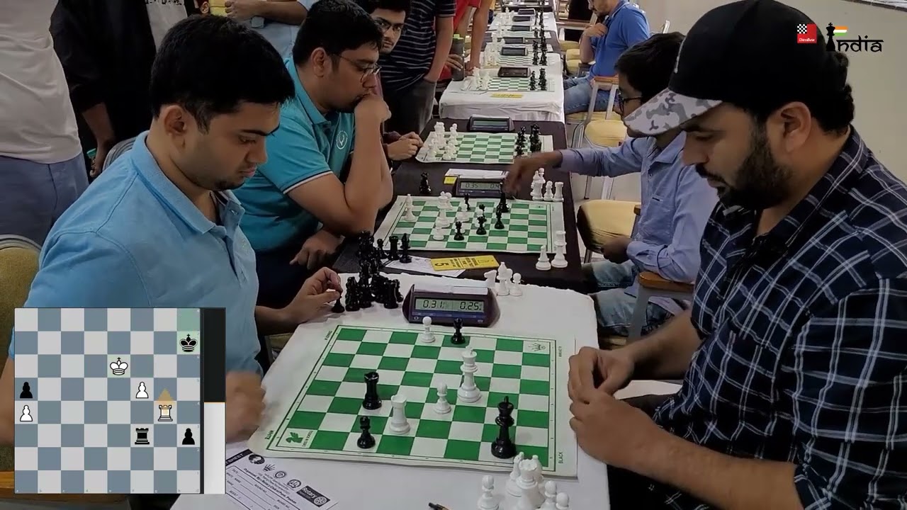 Pawn Race in Rook Endings are Exciting - GM Diptayan vs CM Soham | 1st ...