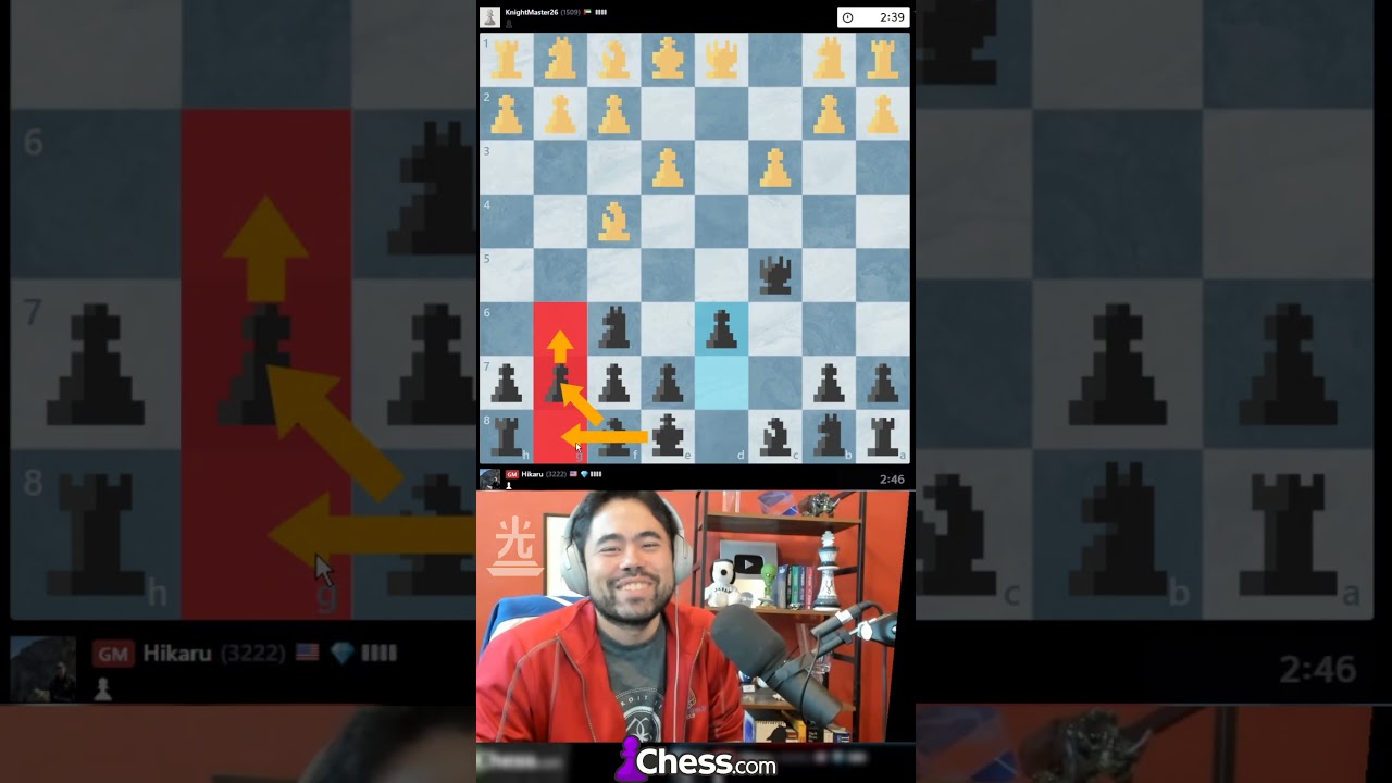 Hikaru Loves the Goofy Chessboard Options