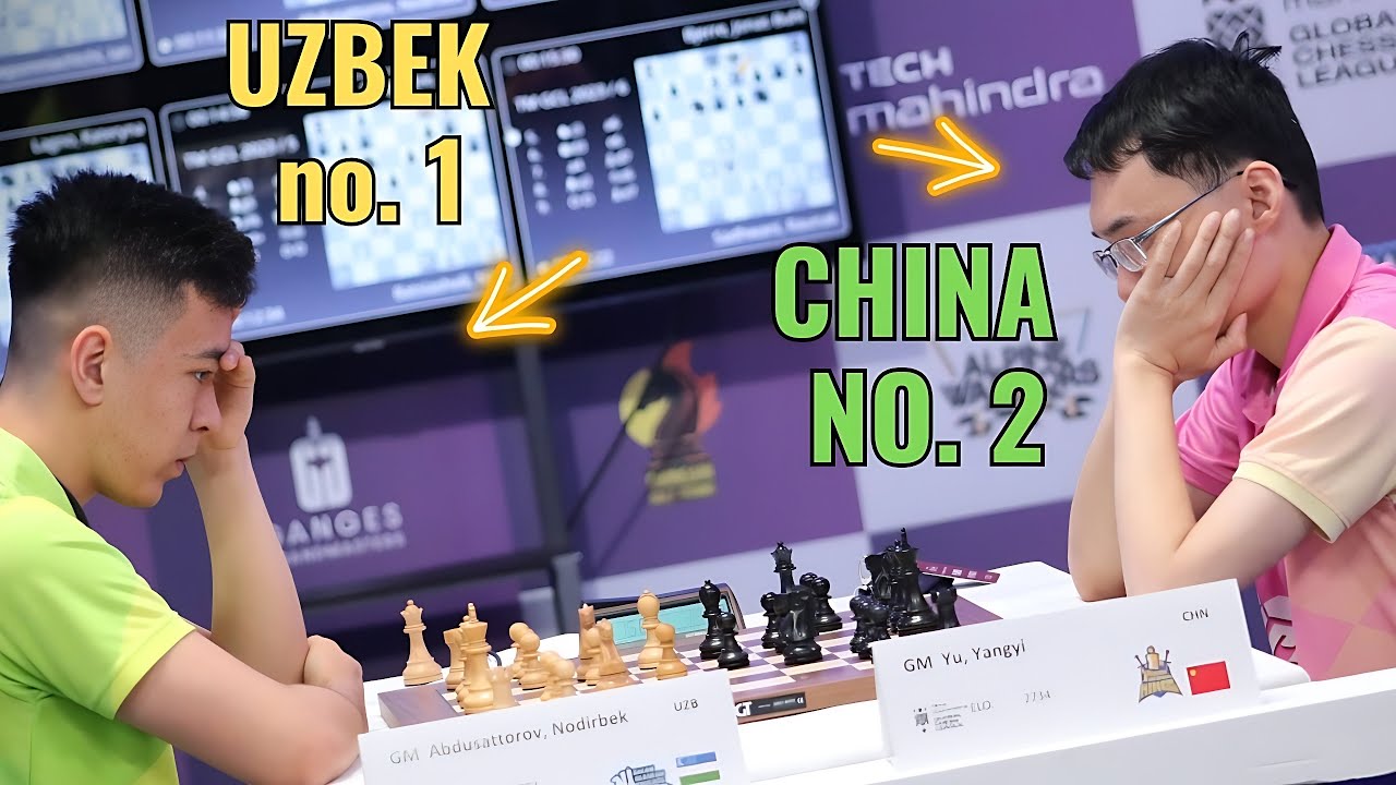 Nodirbek Abdusattorov vs Yu Yangyi | Centralised King Dominance ...