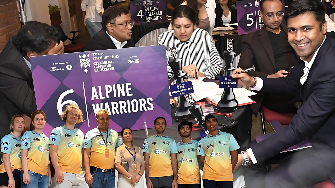 Magnus, Gukesh, Arjun, and Pragg on the same team | How did they do it ...