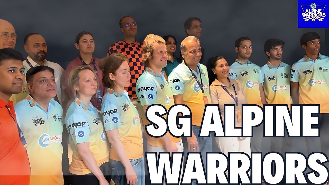 Team SG Alpine Warriors Photoshoot and Meet | Global Chess League