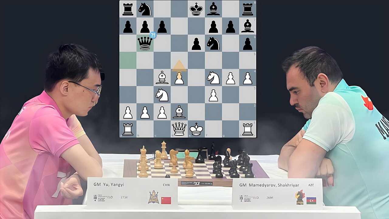 Mamedyarov Crushes China No.2 Yu Yangyi | Global Chess League