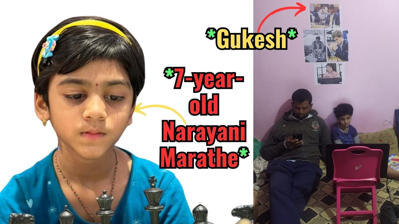 The 7-year-old girl who has Gukesh’s poster in her chess room ...