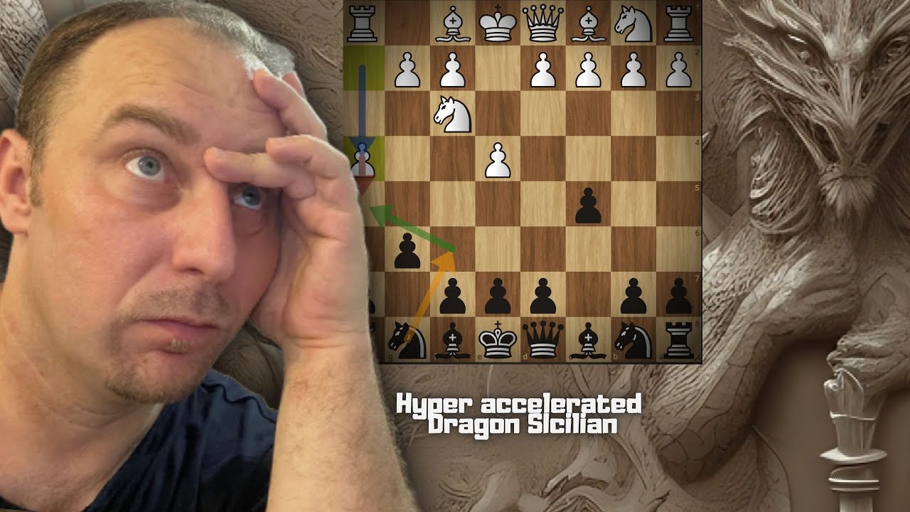 Faced an early flank attack against the Hyper Accelerated Dragon Sicilian.
