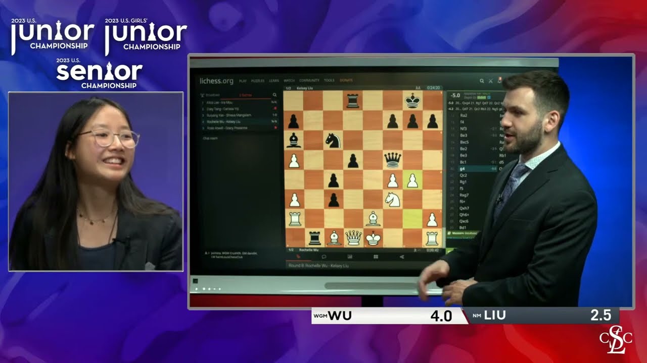 Kelsey Liu: Shouldn’t Be Disappointed | R8 #USJuniorsChess