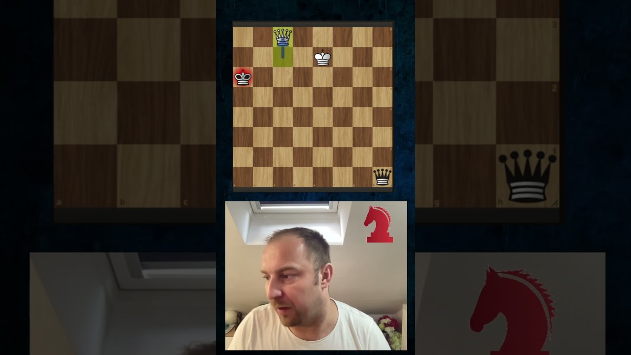 Amazing King and Pawn Race Endgame Study #shorts