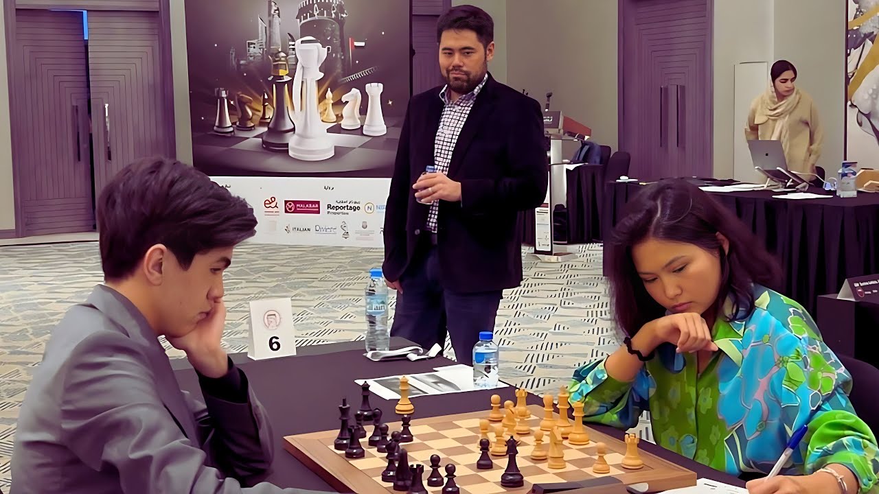 When World No. 3 Hikaru Nakamura casually walks in and checks your game | 29th Abu Dhabi Masters ...