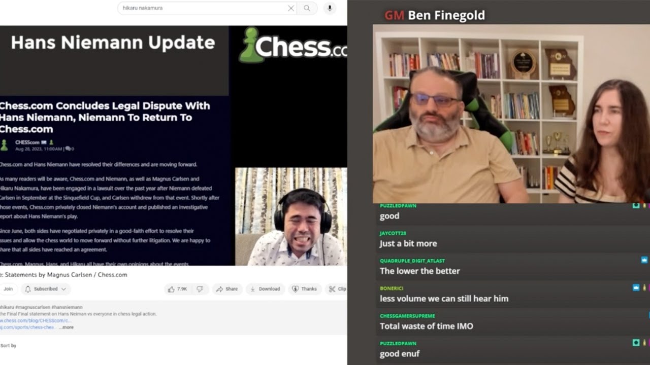 Ben and Karen React to Hikaru’s Video (Hans Niemann Update)