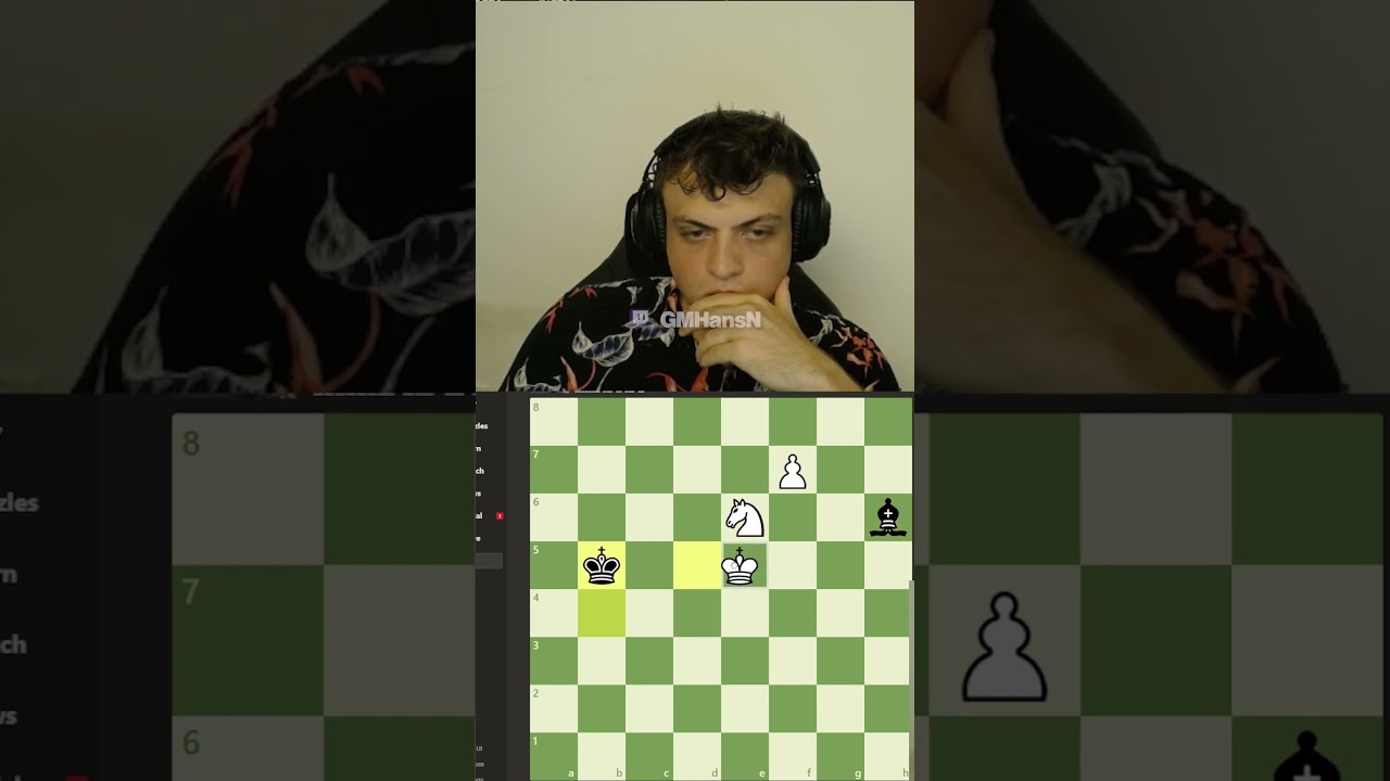 Hans Makes An INSANE End Game Play - Chess Chest