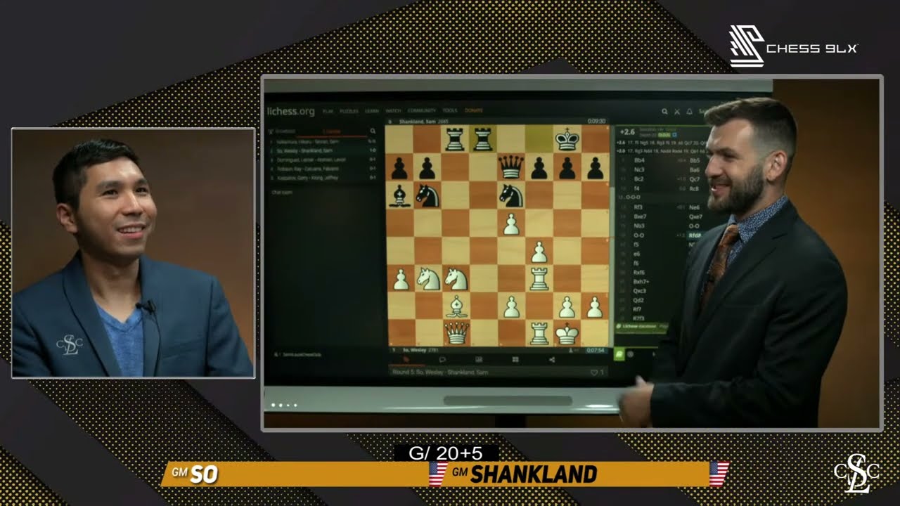 So’s Thrilling Win vs. Shankland’s Pawn Sacrifice! | D2 #Chess9LX