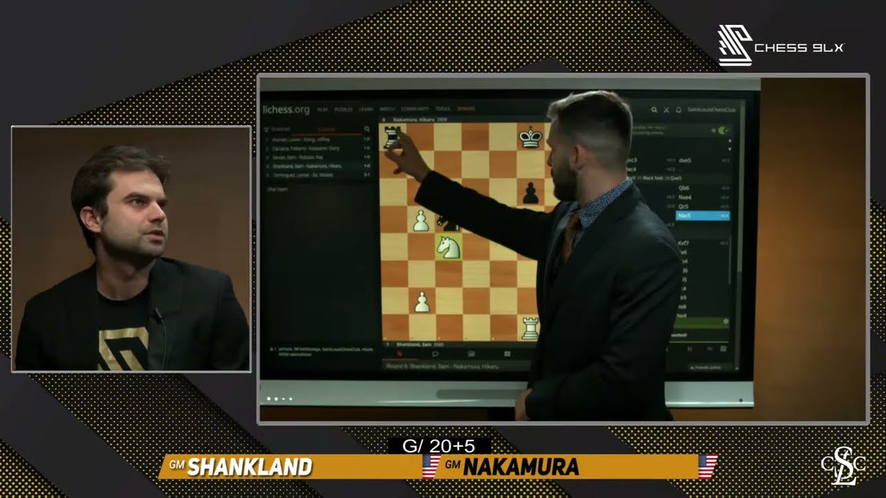 Shankland’s Epic Takedown of Chess Speedster Nakamura! | D2 #Chess9LX