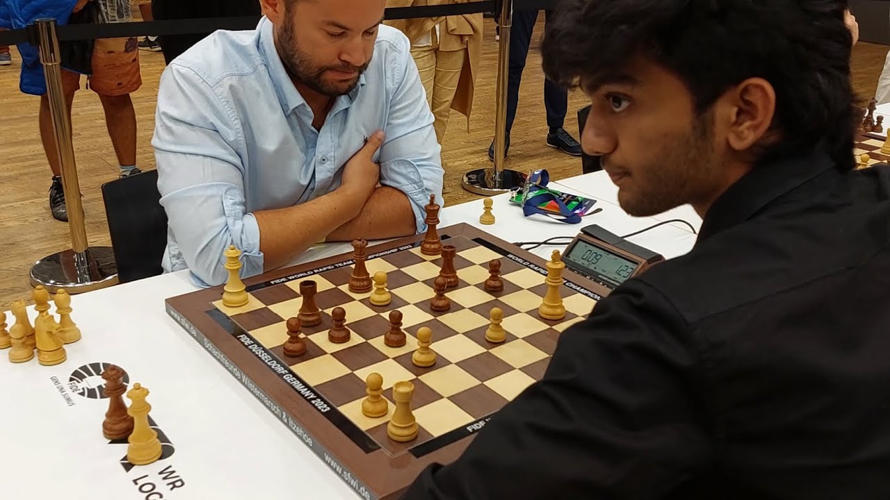 India no.1 vs Croatia no.1 | D Gukesh vs Ivan Saric | World Rapid Teams