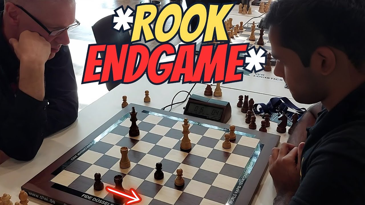 Arjun Erigaisi’s Powerful Rook Endgame | Arjun vs Felix | World Rapid ...