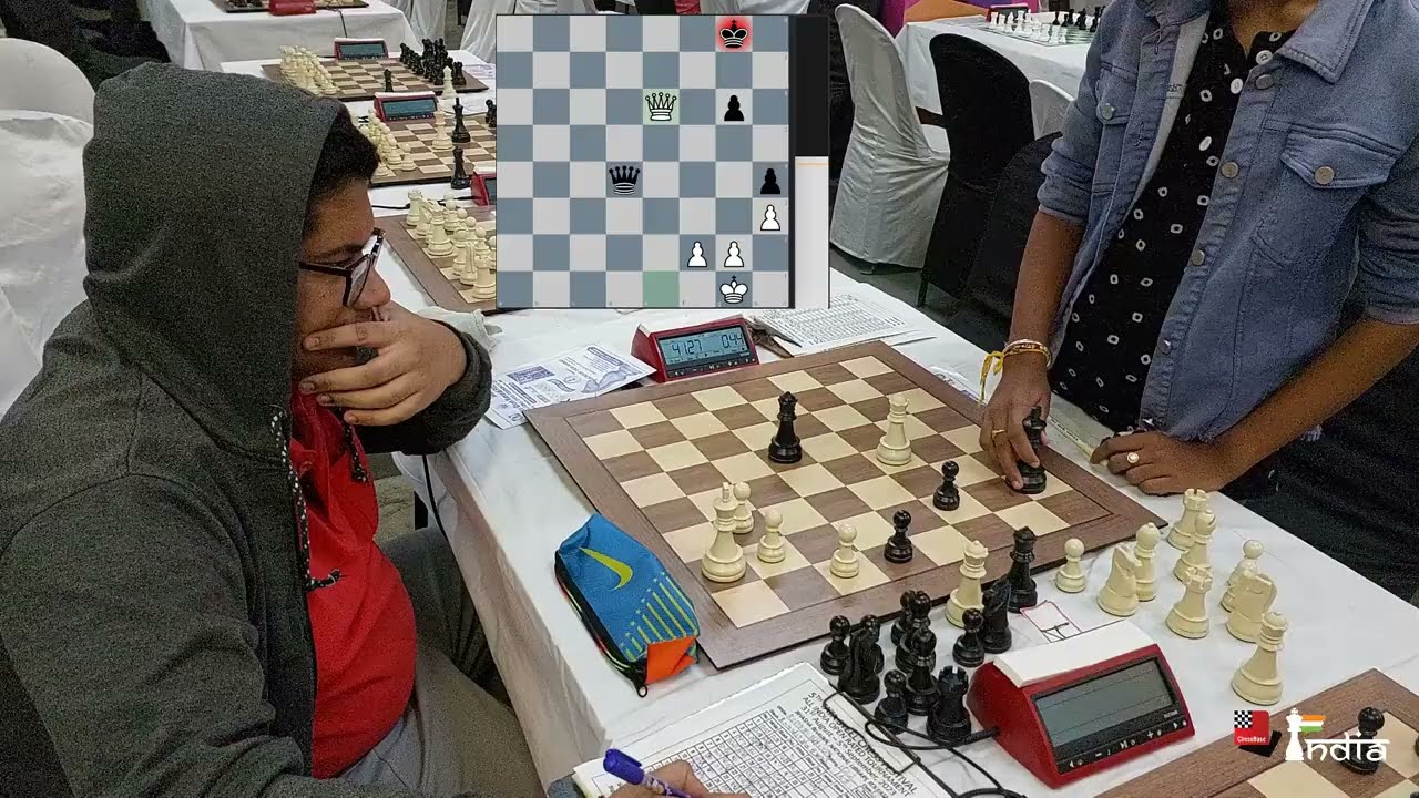 Queen endgames are always tricky - Rupam vs Arhashirsha | Tata Steel Chess Festival 2023