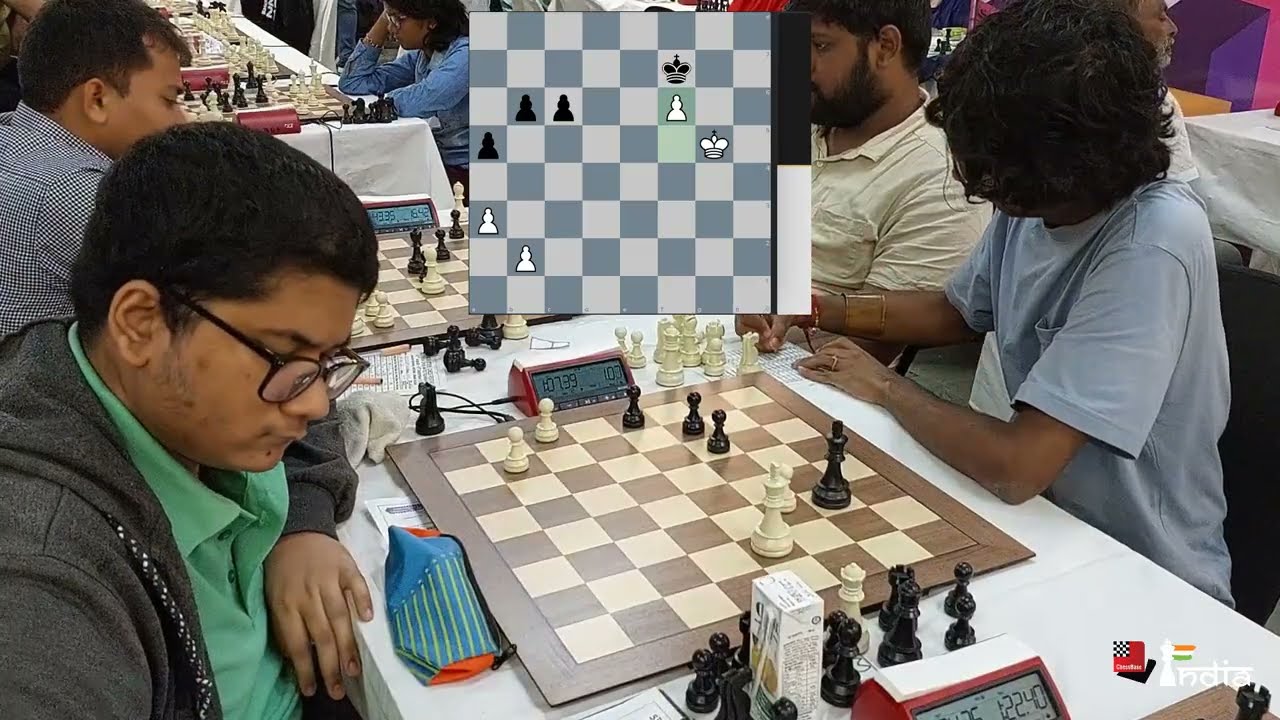 Finesse in a Pawn Endgame - Rupam v Shrayan | Tata Steel Chess Festival 2023