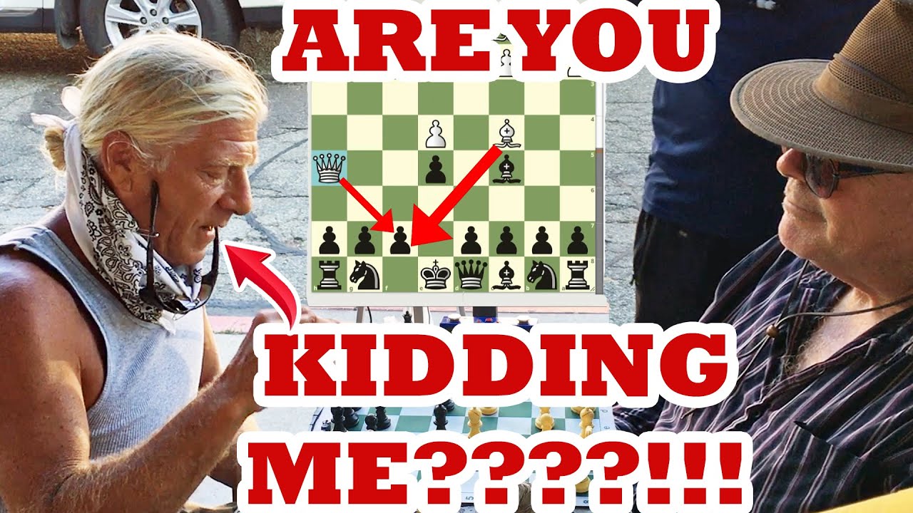 Dat Feel When He Plays 4 Move Mate Opening On You! The Great Carlini vs Jeff The Shark