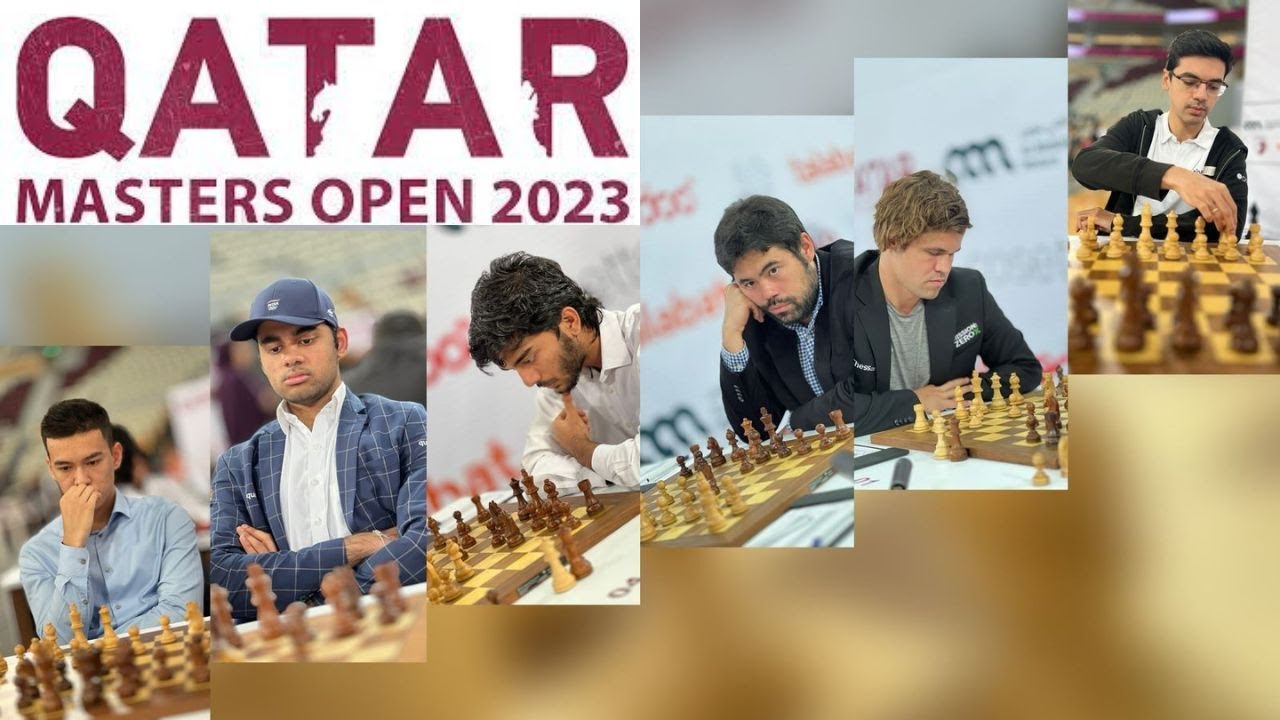The Star-Studded Entry of the Qatar Masters 2023 feat. Magnus, Hikaru ...